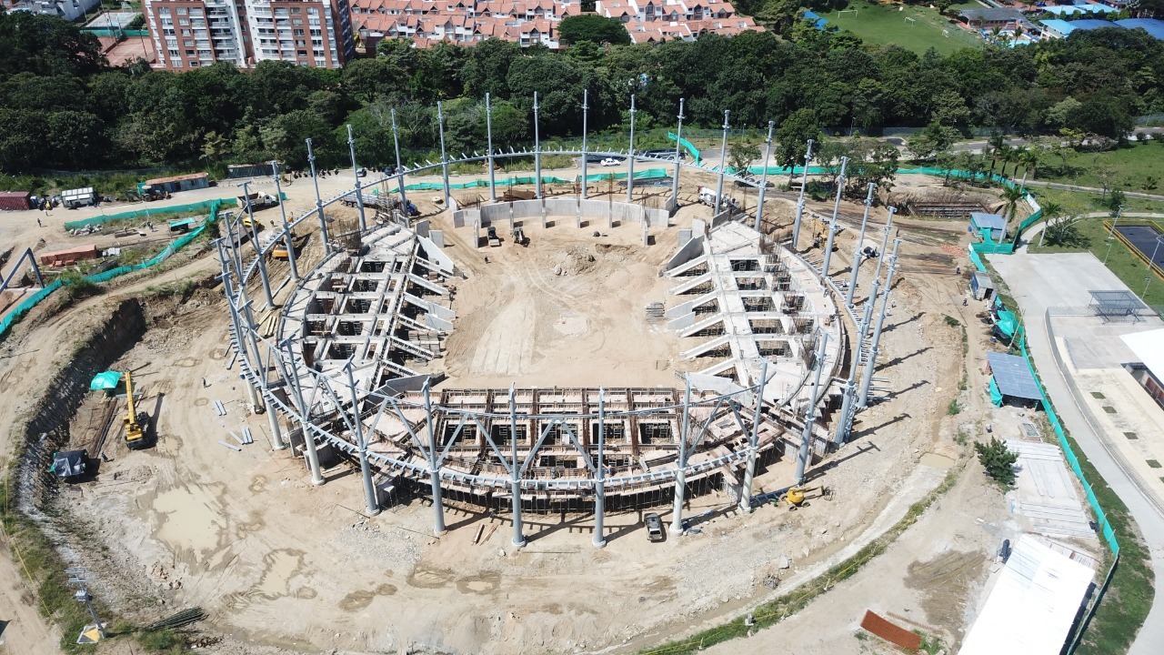Ibaguereños visitaron obras del Parque Deportivo - Don Tamalio