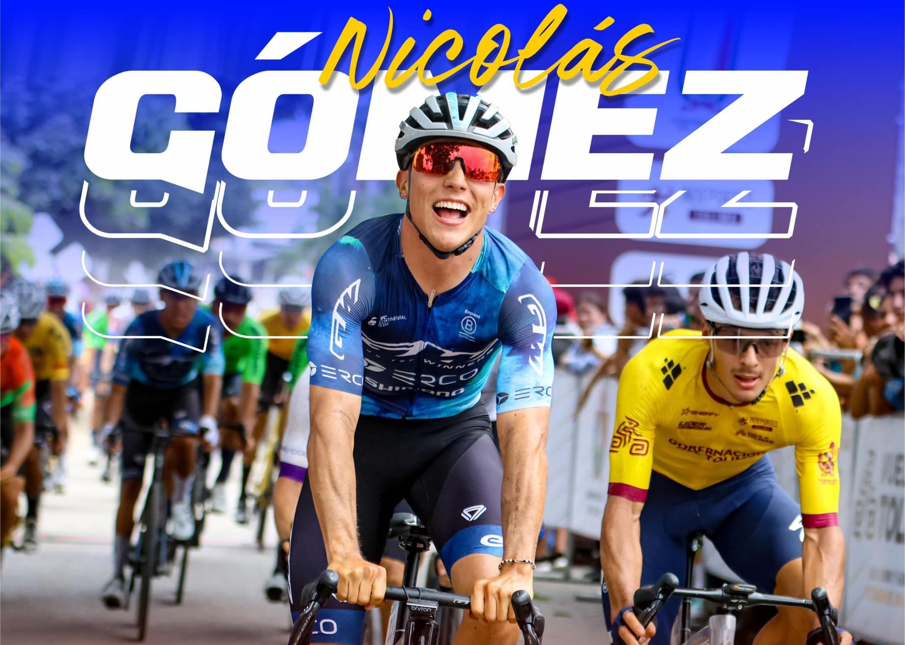 Nicolás Gómez de GW Erco Shimano cruzó primero en Purificación en la ...